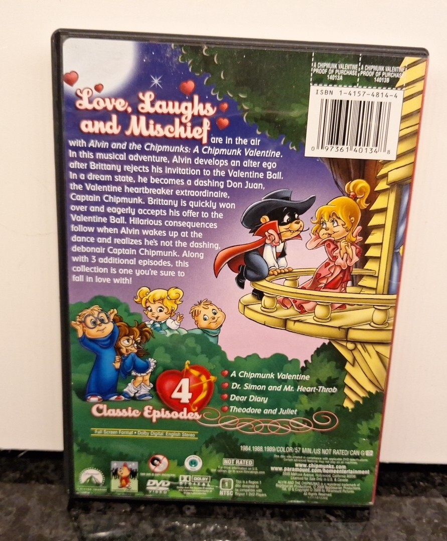 Alvin And The Chipmunks The Valentines Alvin And The Chipmunks: A