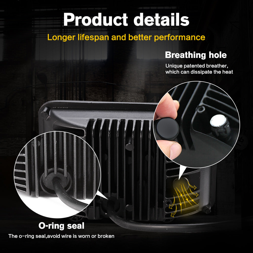 4X 4"x6" LED Headlights Light Bulbs Replace HID H4656/4651 Sealed ...