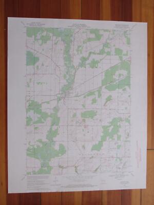 Shiocton Wisconsin 1972 Original Vintage USGS Topo Map | eBay
