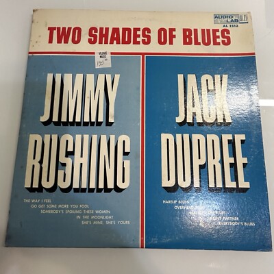 TWO SHADES OF BLUES LP ~ JACK DUPREE & JIMMY RUSHING ~ RARE 1950s ...