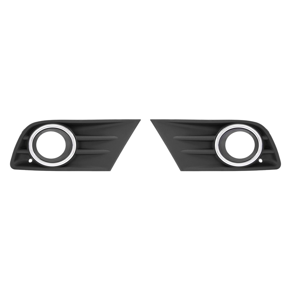 2012-2015 Honda Pilot Front Bumper Fog Light Lamp Cover & Chrome Trim ...