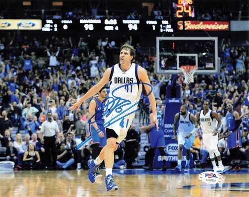 Dirk Nowitzki signed 8x10 photo PSA/DNA Dallas Mavericks Autographed | eBay