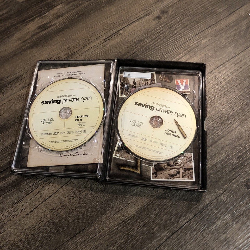 Shelf2 DVD~ SAVING PRIVATE RYAN D-DAY 60TH ANNIVERSARY COMMEMORATIVE EDITION | eBay