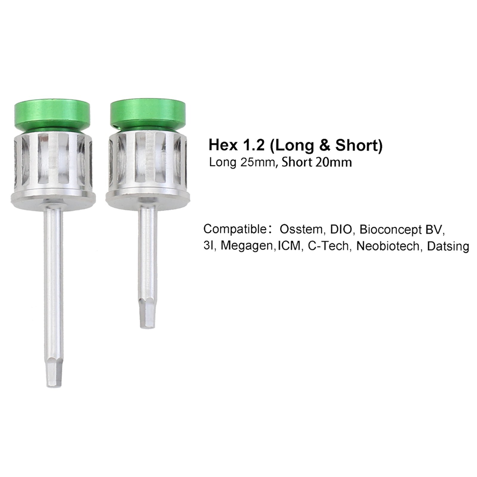 Implant Screwdriver 1.2 Hex Driver Dental Torque Wrench Adapte 3i ...