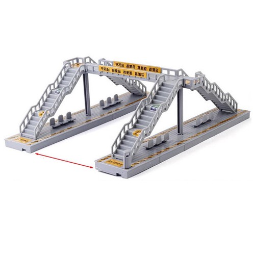 Fit S /HO/ OO Scale Railway Modern Pedestrian Bridges Station Platform ...