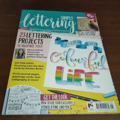 Simply Lettering Issue 8 calligraphy magazine Lettering Projects To ...