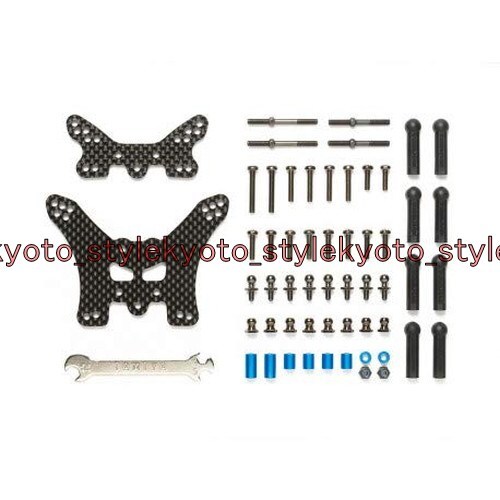 TAMIYA Hop-Up Opzioni No.1754 OP.1754 TT-02B Carbonio Shock Sede (F ・ R ...