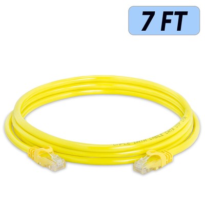 10 x Cat 6 Patch Cord Yellow Cat6 Cable Ethernet RJ45 Connectors ...