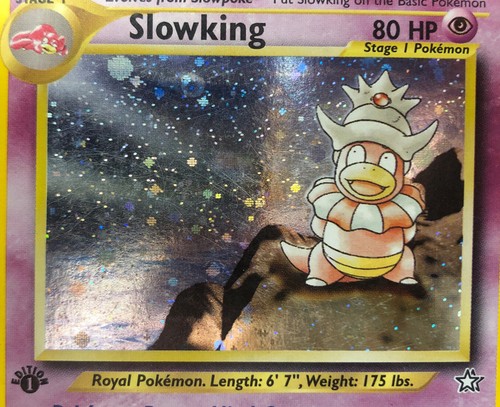 Pokémon TCG Slowking Neo Genesis 14 Holo 1st Edition Holo Rare | eBay