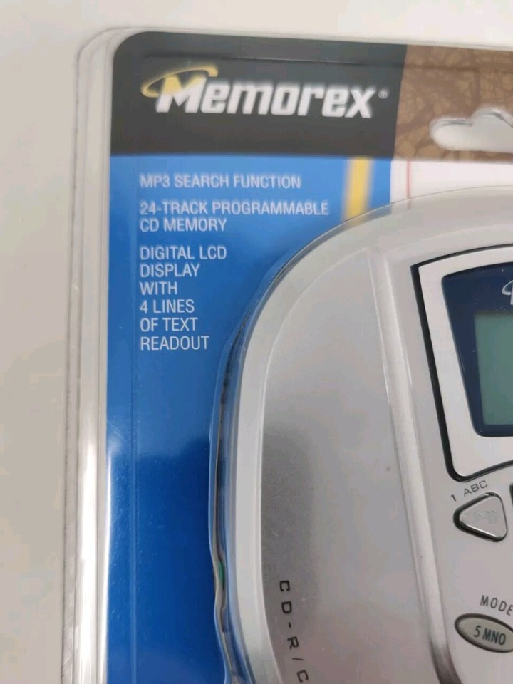 Memorex MDP8507CP Personal MP3/CD Disc Portable Player Car Kit Cassette ...