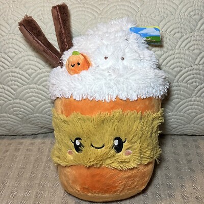 NWT Squishable Mini Comfort Food Pumpkin Spice Latte PSL Cup Coffee 12 ...