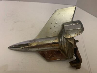 Vintage 1957 Chevy Chrome Rocket Hood Ornament | eBay