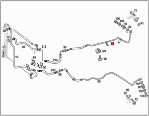 Genuine MERCEDES S211 W211 E-CLASS W211 Estate S211 Line 2112703496 | eBay