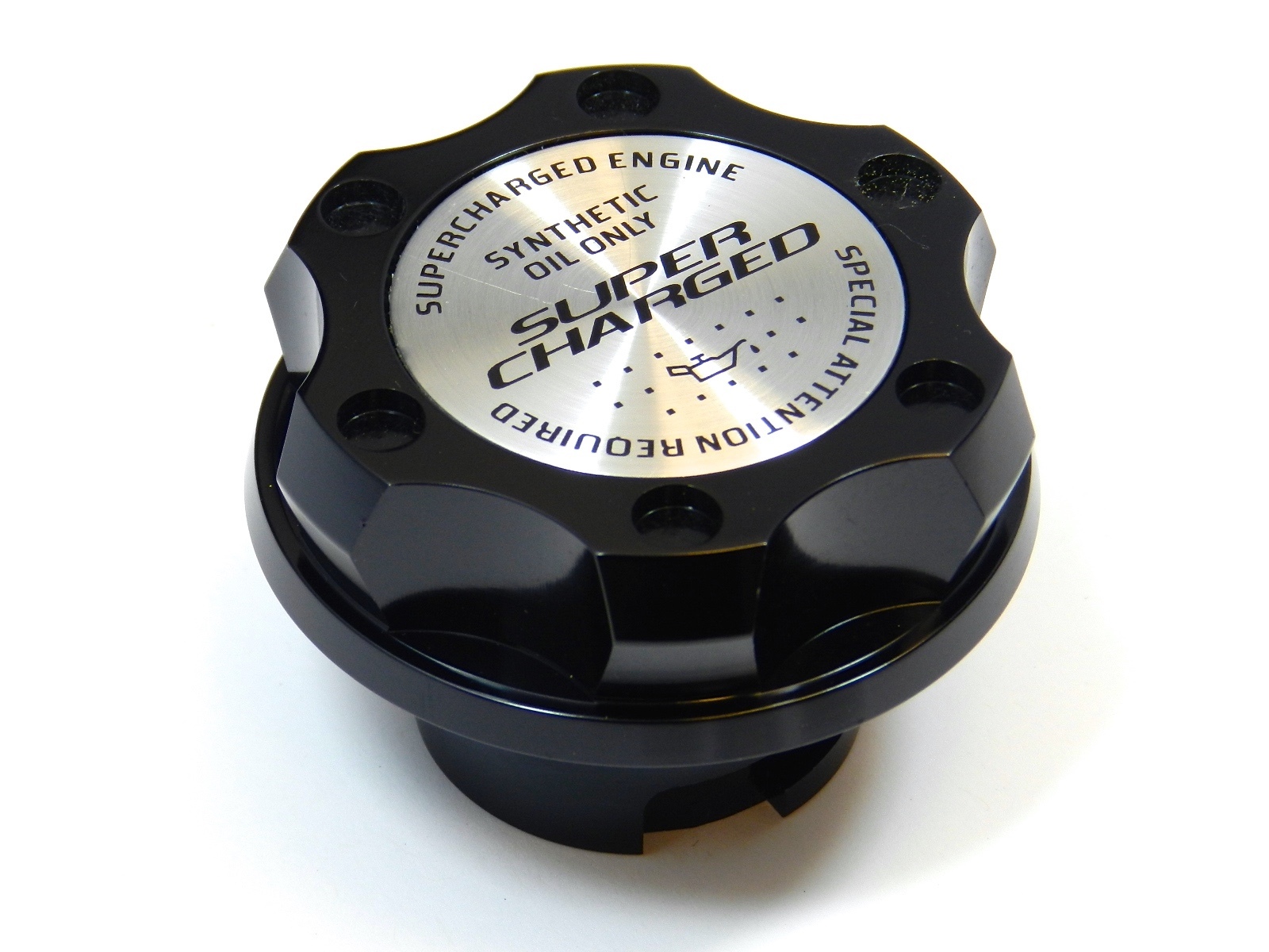 SUPERCHARGED CNC BILLET ENGINE OIL FILLER CAP FOR CHEVY LS1 LS2 LS3 LS6 ...
