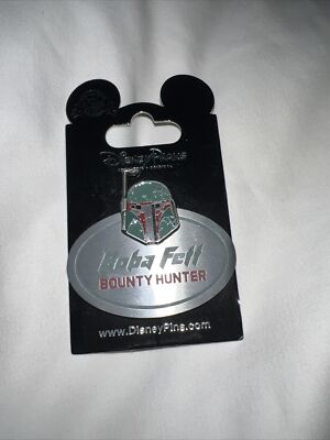 Disney Pin - Boba Fett Name Tag Badge Bounty Hunter Collector - Cast ...