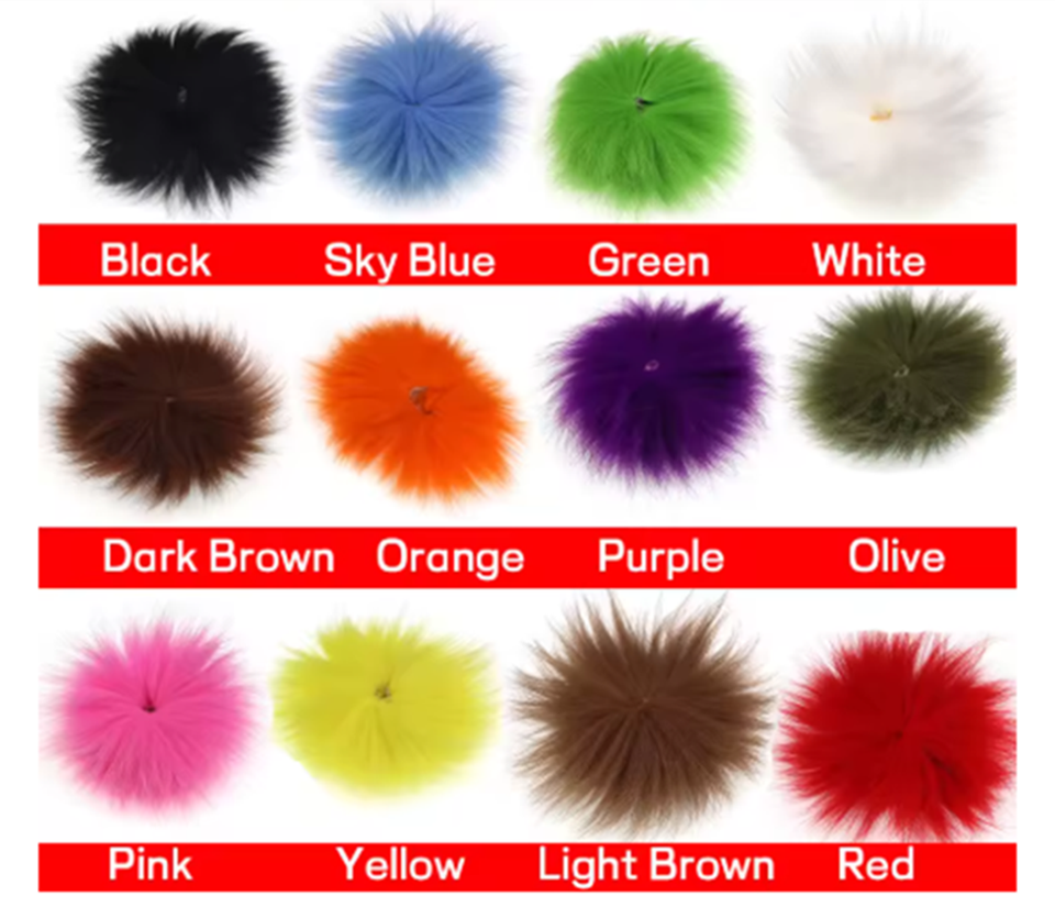 ARCTIC FOX TAIL PIECES FLY TYING MATERIALS FOR SEA GAME PIKE TROUT ...