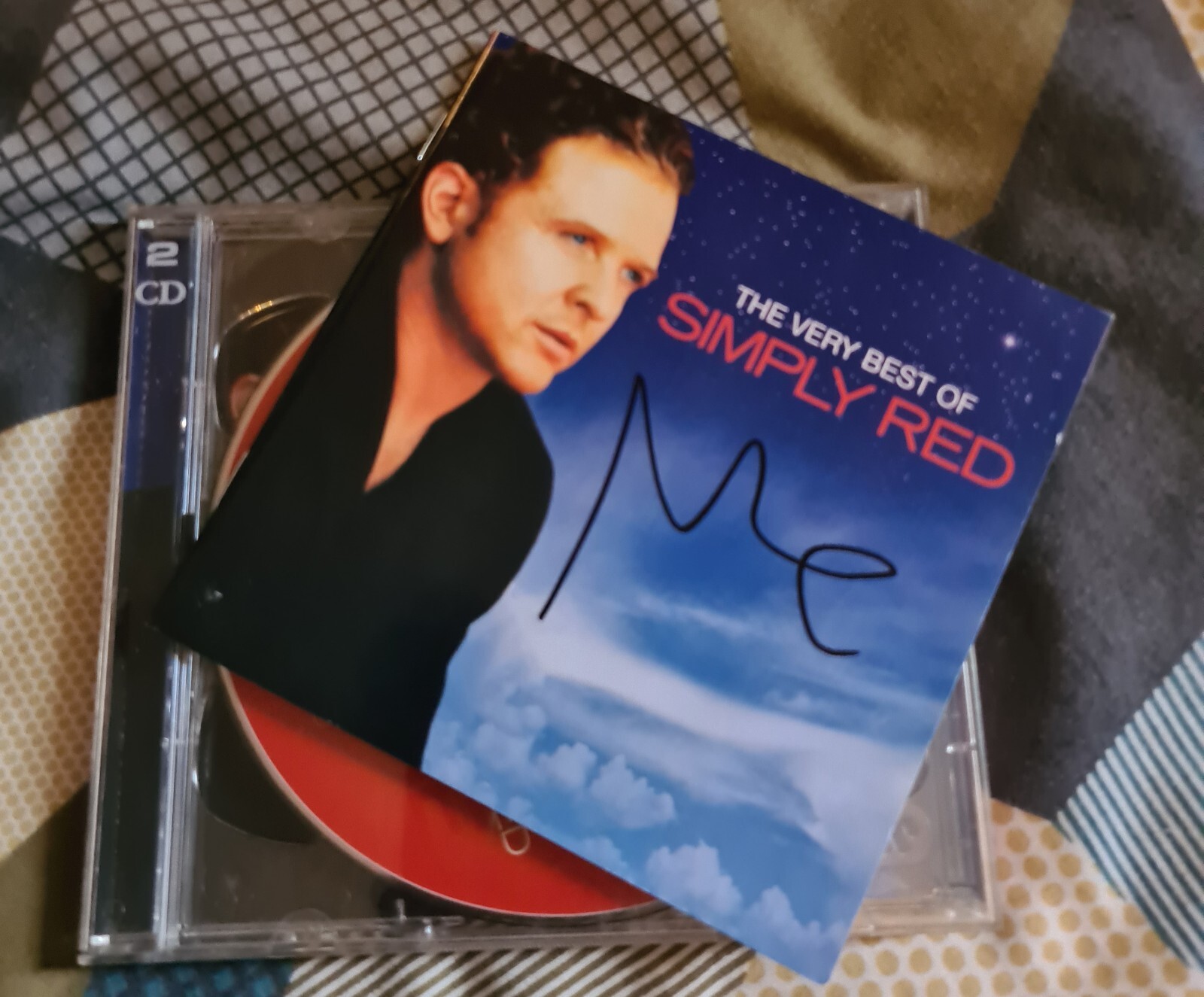 SIMPLY RED SIGNED CD THE VERY BEST OF MICK HUCKNALL ALBUM STARS LIFE | eBay