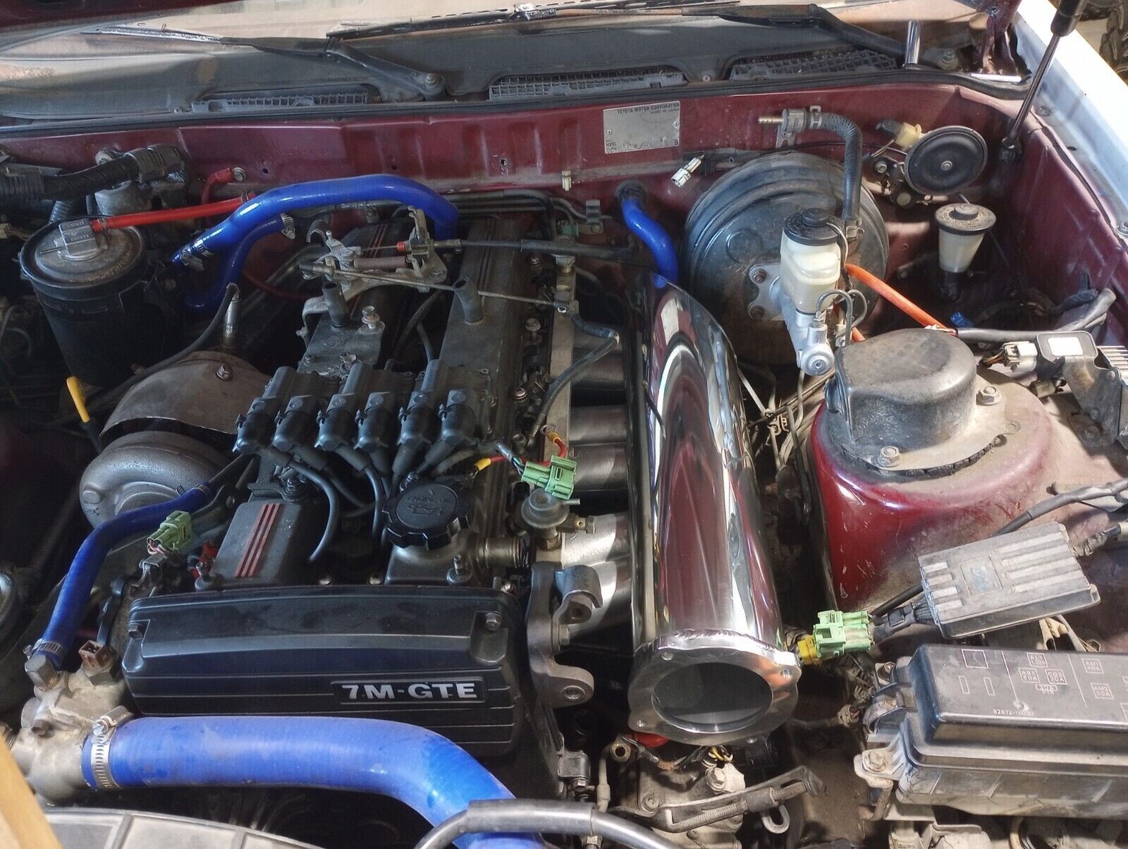 Toyota Supra 7M 7MGTE Intake Manifold 7M Forward Facing Intake Manifold ...