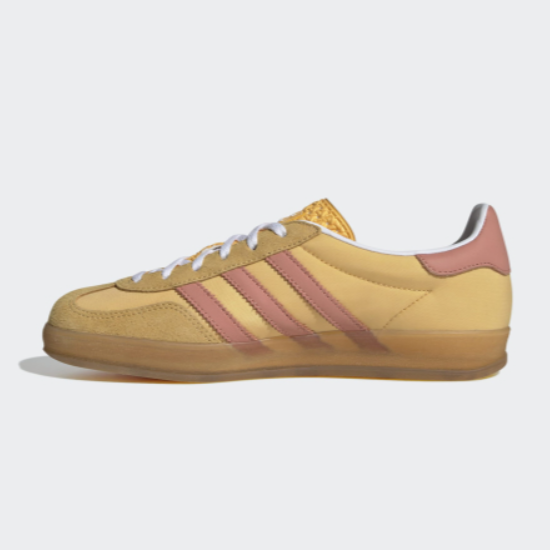 Adidas Women's Gazelle Indoor Suede 'Yellow/Pink' - IE2959 ...