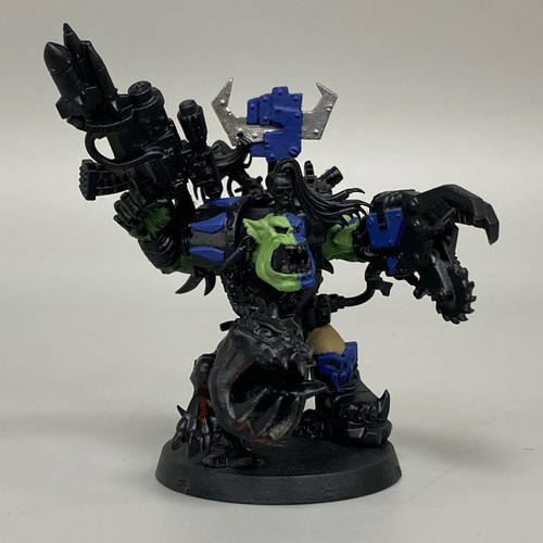 1 ORK WARBOSS WITH ATTACK SQUIG WARHAMMER 40K ORKS GAMES WORKSHOP NOB ...