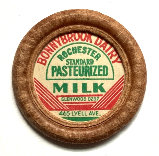 2 SAMPLE BONNYBROOK DAIRY MILK ROCHESTER NEW YORK NY MILK CAPS | eBay