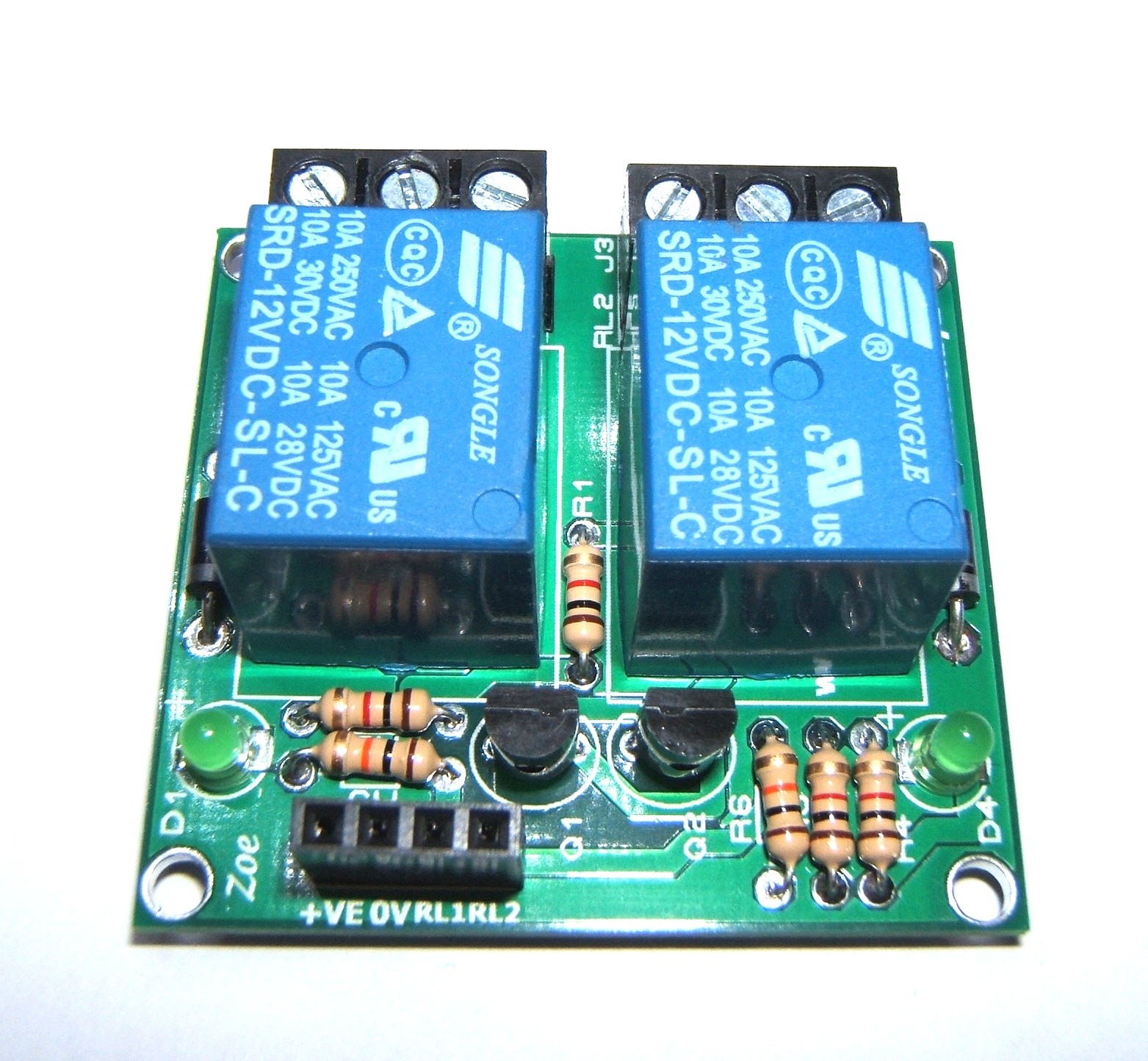Rk Education Relay PCB/Module with 10A 5/6/12/24V Songle Relay Great ...