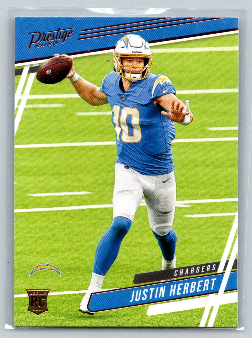 2020 Panini Chronicles Prestige Rookies Update Justin Herbert #303 ...