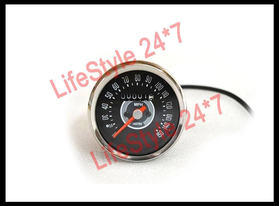 SMITH REPLICA SPEEDOMETER TACHOMETER PAIR 150 MPH GREY FITFOR TRIUMPH ...