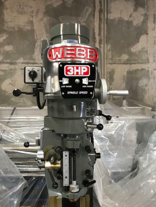 WEBB HEAVY DUTY 3 H.P. VARI SPEED MILLING MACHINE HEADS (NEW) | eBay