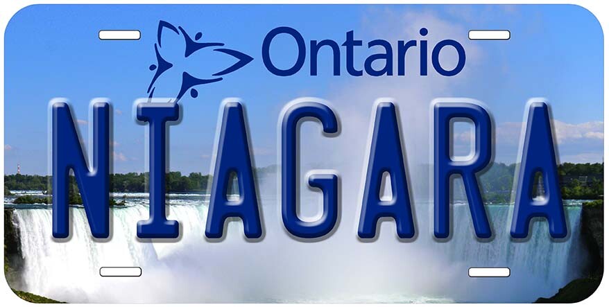 Niagara Ontario Novelty Car License Plate | eBay