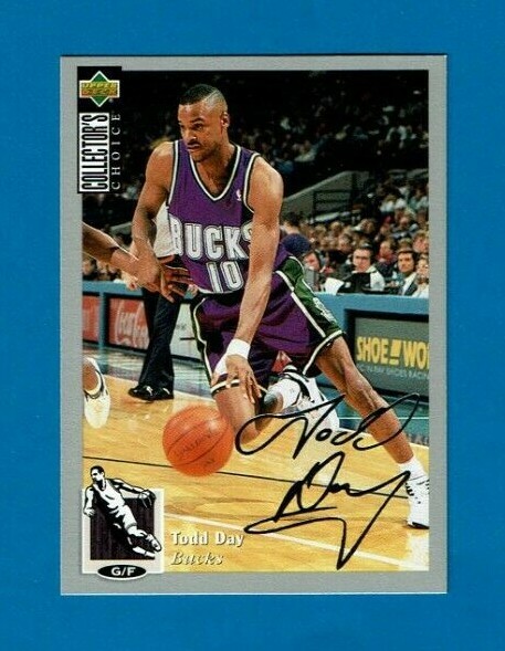 1994-95 Upper Deck Collector's Choice - Silver Signature #110 Todd Day ...