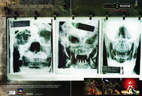 Aliens vs Predator 2 PC Original 2003 Ad Authentic Sierra Horror Game ...
