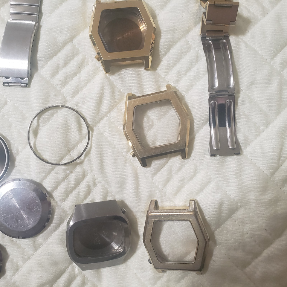 Lot of empty Bulova LED watch cases for parts | eBay