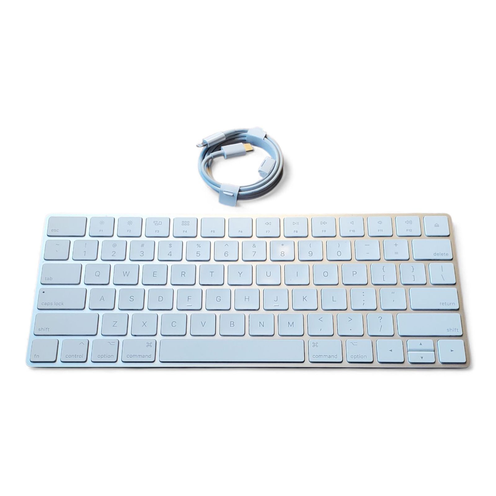 Apple Magic Keyboard A1644 Silver + Cable – Mint Condition – Fully ...
