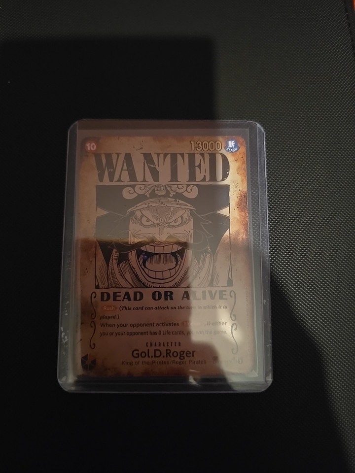 Gol D Roger OP09-118 SP Wanted Poster Manga OP13 One Piece Card Game ...