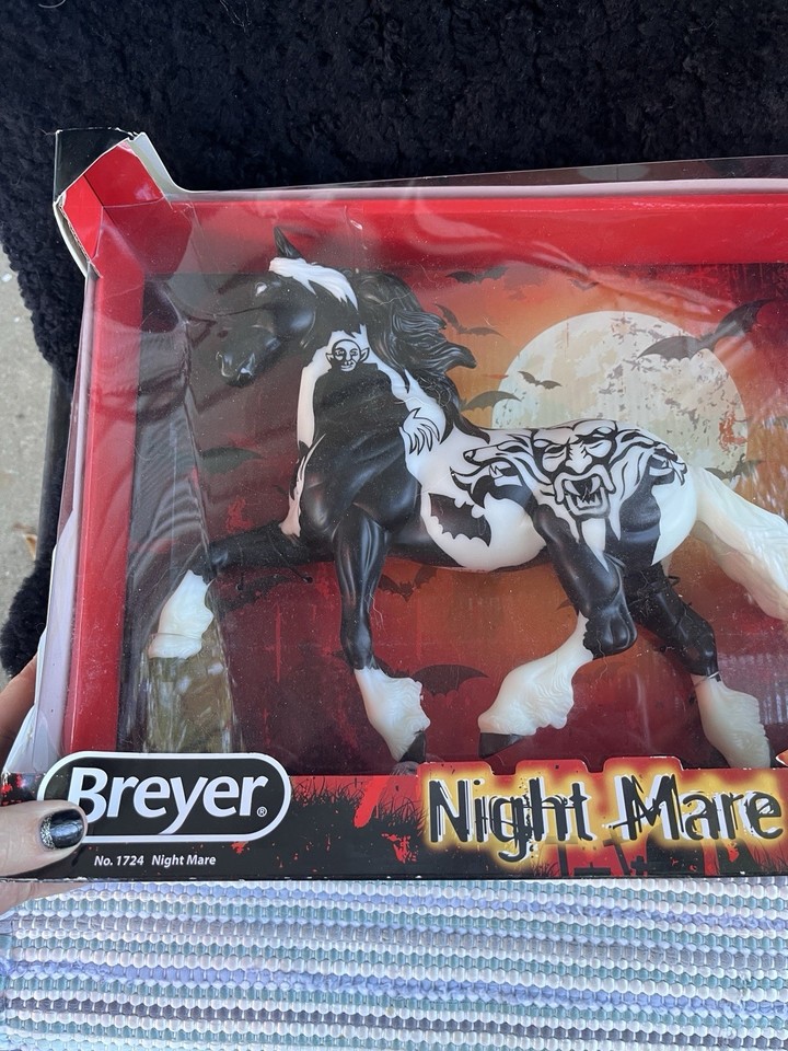 RARE Breyer Halloween Horse “Night Mare” 2014 Glow in the Dark Goffert ...