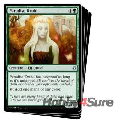 Paradise Druid X4 M/NM Magic: The Gathering MTG War Of The Spark | eBay