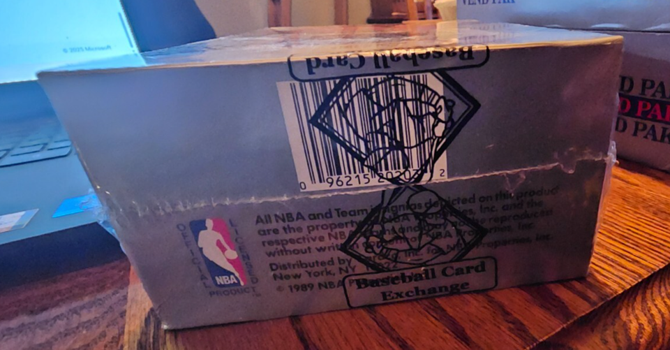 1989-90 NBA HOOPS BASKETBALL SERIES 2 WAX BOX (BBCE SEALED AND ...
