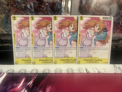 4x Charlotte Pudding - ST07-008 Counter 2k - One Piece TCG NM/M! | eBay