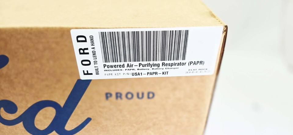 FORD 3M Powered Air Purifying Respirator PAPR USA1-PAPR-KIT | eBay