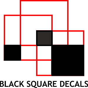 Black Square Decals | eBay Stores