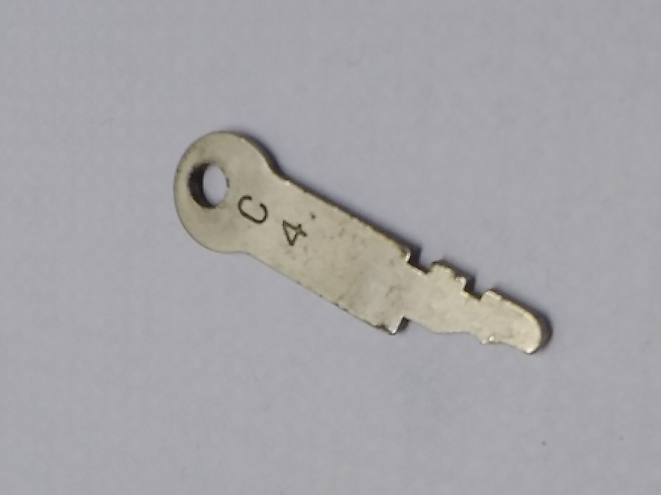 NCR National Cash Register Original Key Antique # C4 C 4 | eBay
