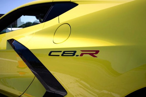 2020-2024 C8 Corvette C8R Rear Quarter Vinyl Decals Pair (2) | Black ...