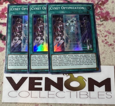 3x (M/NM) - Cynet Optimization - FIGA-EN041 - Super Rare - 1st Edition ...