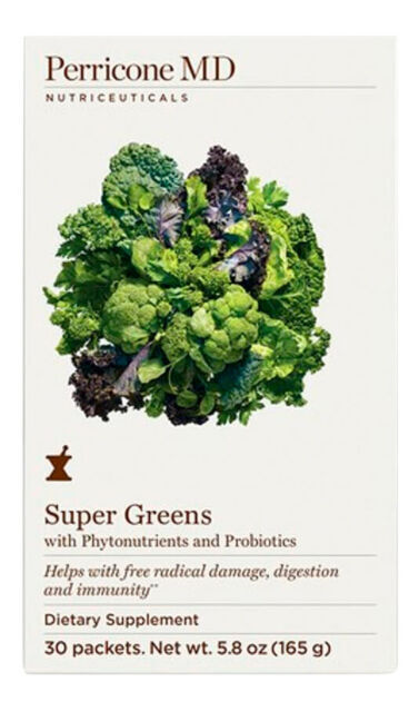 Perricone MD Super Greens Dietary Supplement Powder - 30 Packets for ...