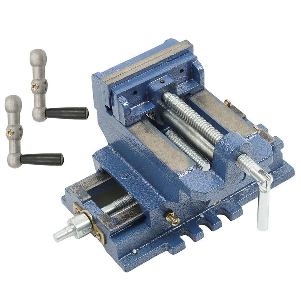 Heavy Duty 3"/4"/5"/6" Cross Drill Press Vise Slide Milling 2 Way X-Y ...