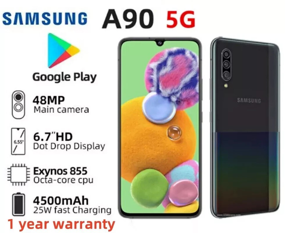 Samsung Galaxy A90 5G 128GB SM-A908B 6.7" 48MP Very Good Condition ...