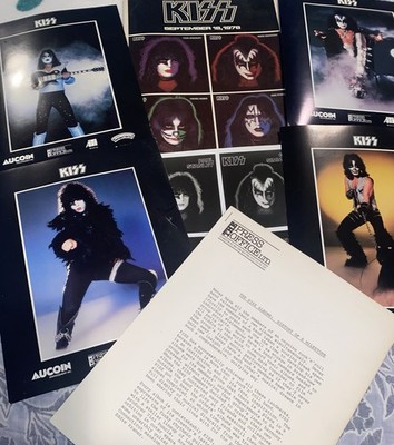 Kiss 1978 Solo Albums Press Kit Ultra Rare Aucoin Simmons Stanley ...