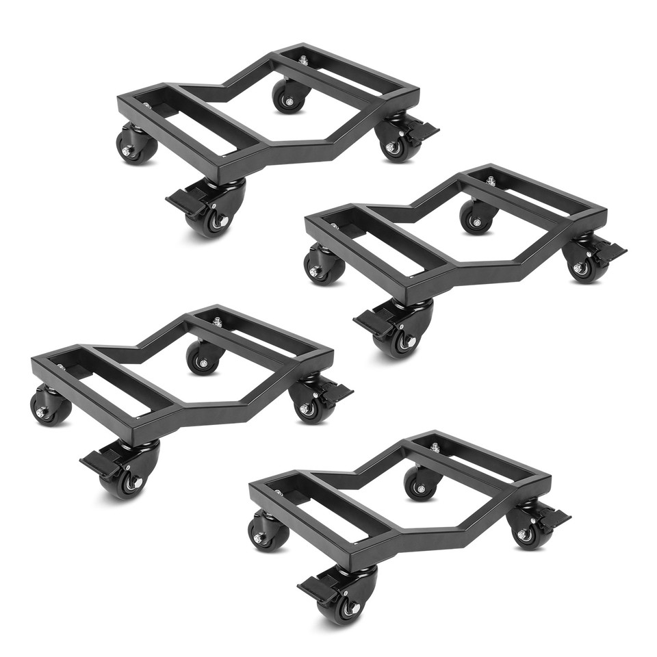 Car Dollies 4-Pack, Heavy Duty Vehicle Moving Dolly w/Casters,1500lb ...