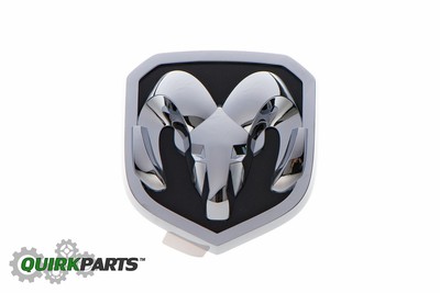 OEM MOPAR FRONT GRILLE RAMS HEAD EMBLEM BADGE 14-19 RAM PROMASTER 1500 ...